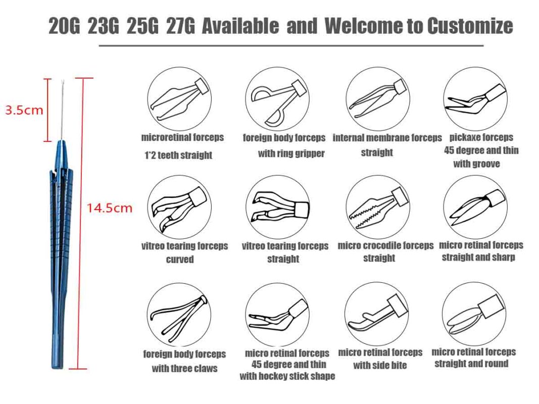 Intraocular Retinal Forceps are Essential Tools in Surgery